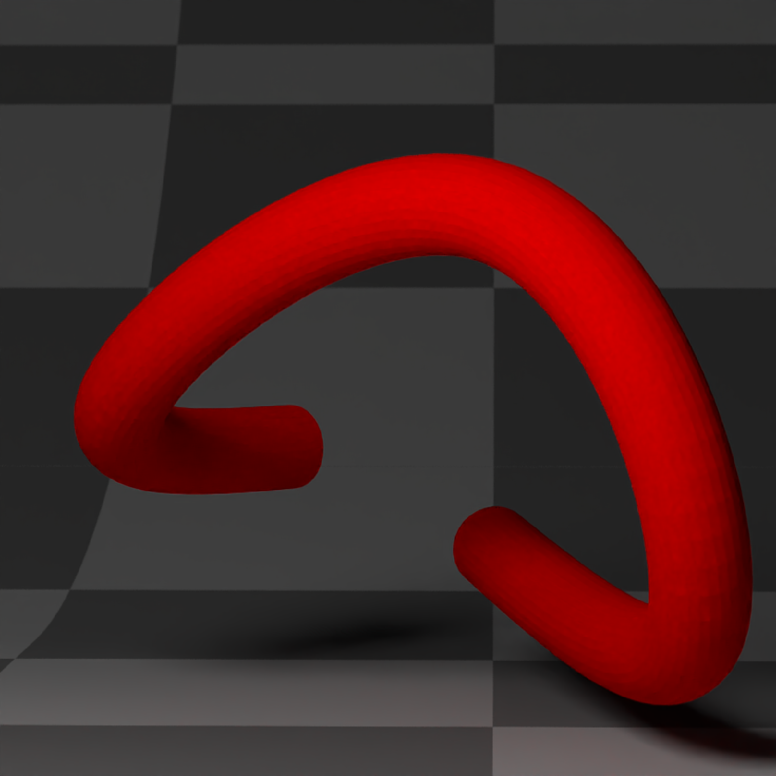 Extruded Path Object Extruded path Rayrender